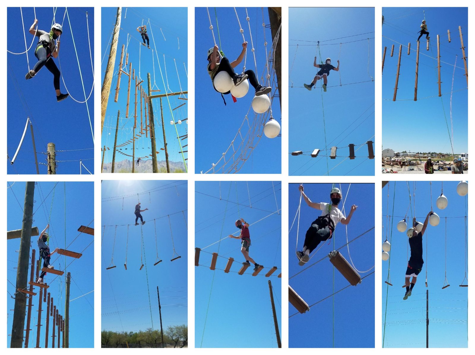 Grades 7 & 8 Reach New Heights at High Ropes - Tucson Waldorf School